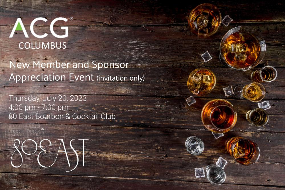 ACG Columbus New Member and Sponsor Appreciation Event | ACG Columbus